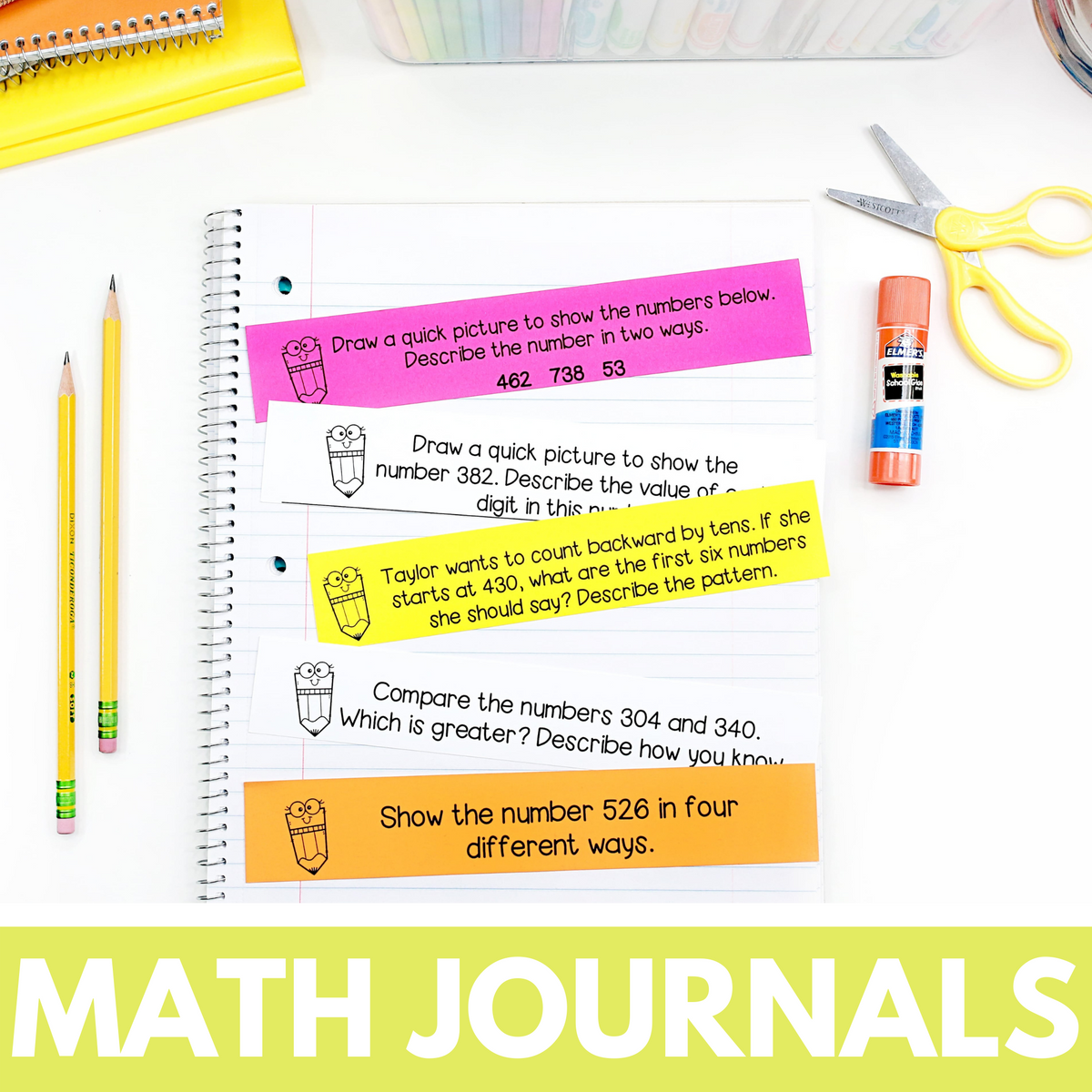 Math Journal Prompts for 2nd Grade – Teaching with Briana Beverly