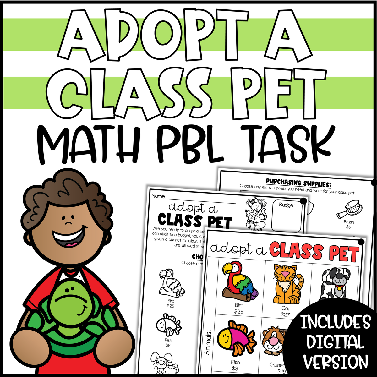 Adopt a Class Pet PBL Task – Teaching with Briana Beverly