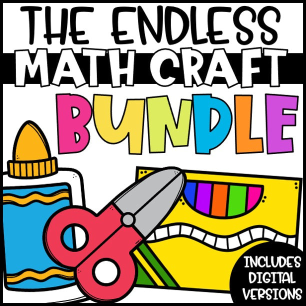 Printable & Digital Second Grade Math Crafts Growing Bundle – Teaching ...