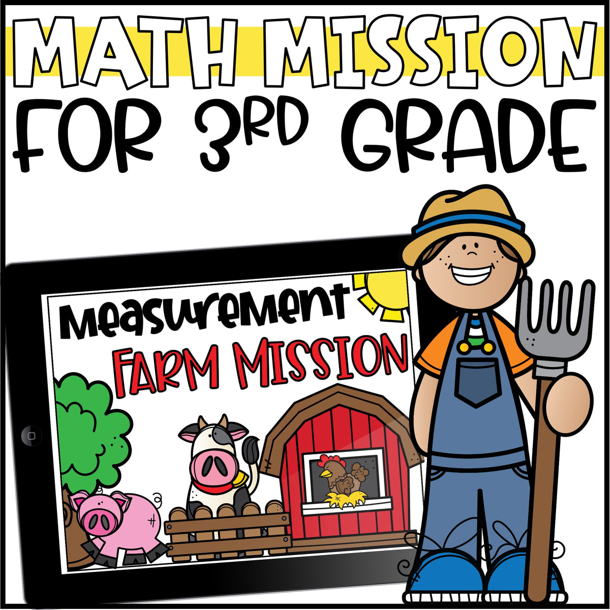 Math Mission: Measurement Escape Room for 3rd Grade – Teaching with ...