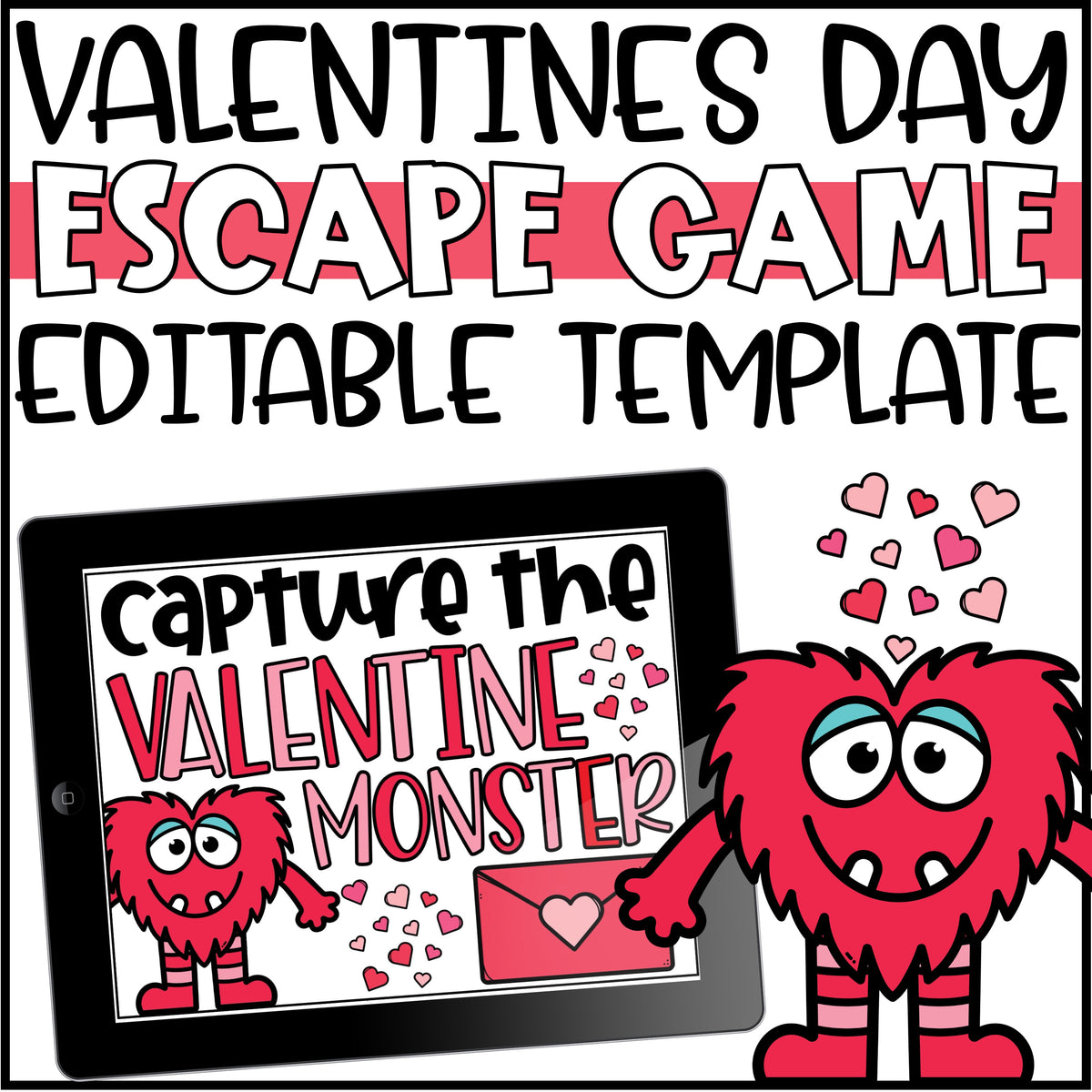 Valentine's Day Escape Room Editable Template – Teaching with Briana ...