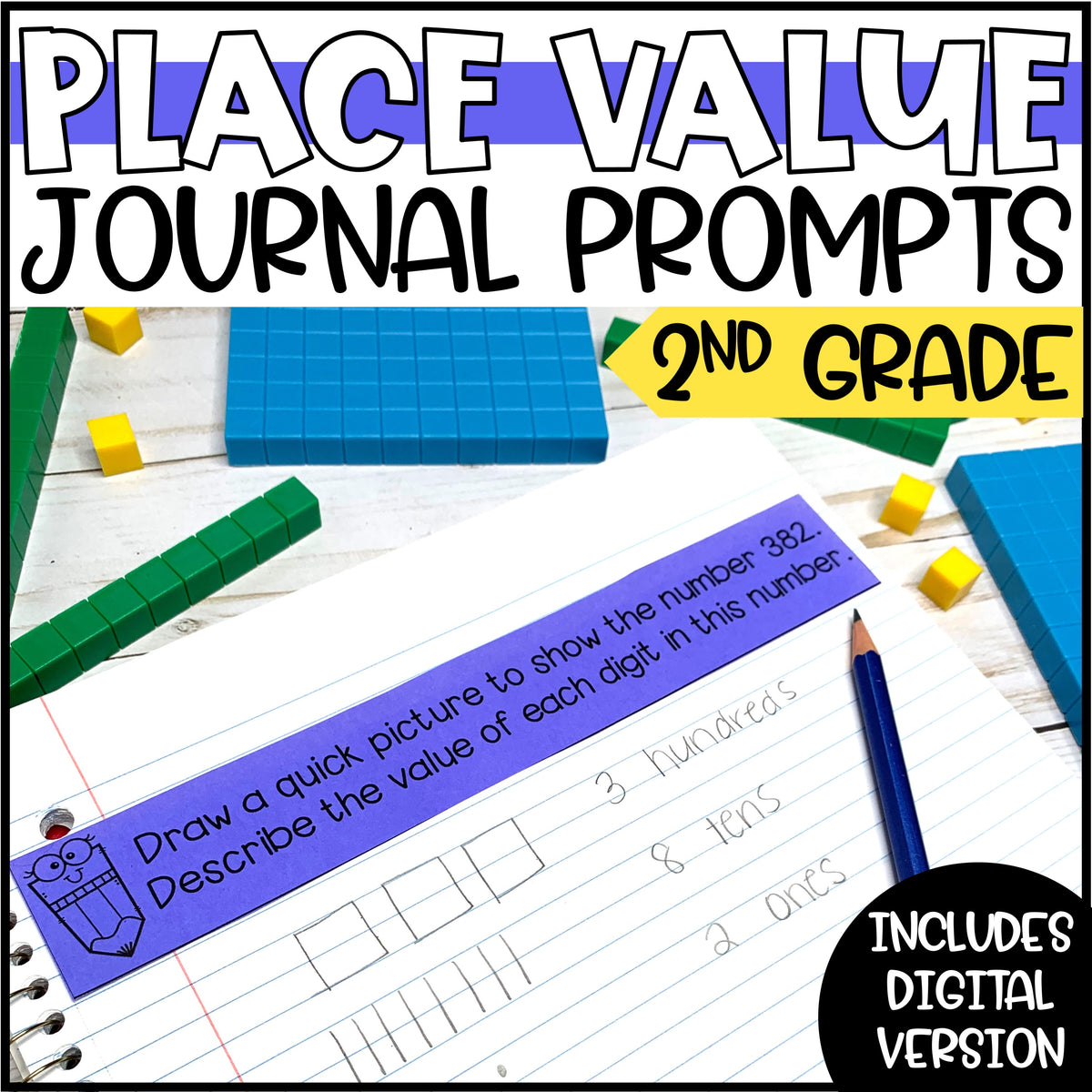 Place Value Math Journal Prompts – Teaching with Briana Beverly