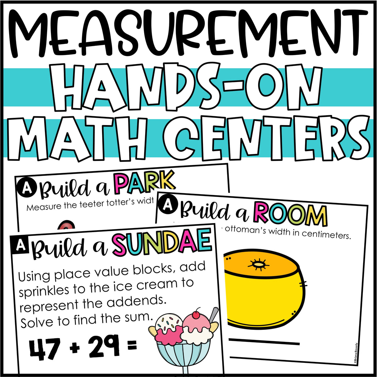 Hands-On Measurement (Centimeters) Center Activities – Teaching with ...
