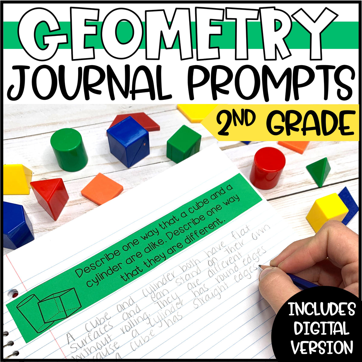 Geometry Math Journal Prompts – Teaching with Briana Beverly