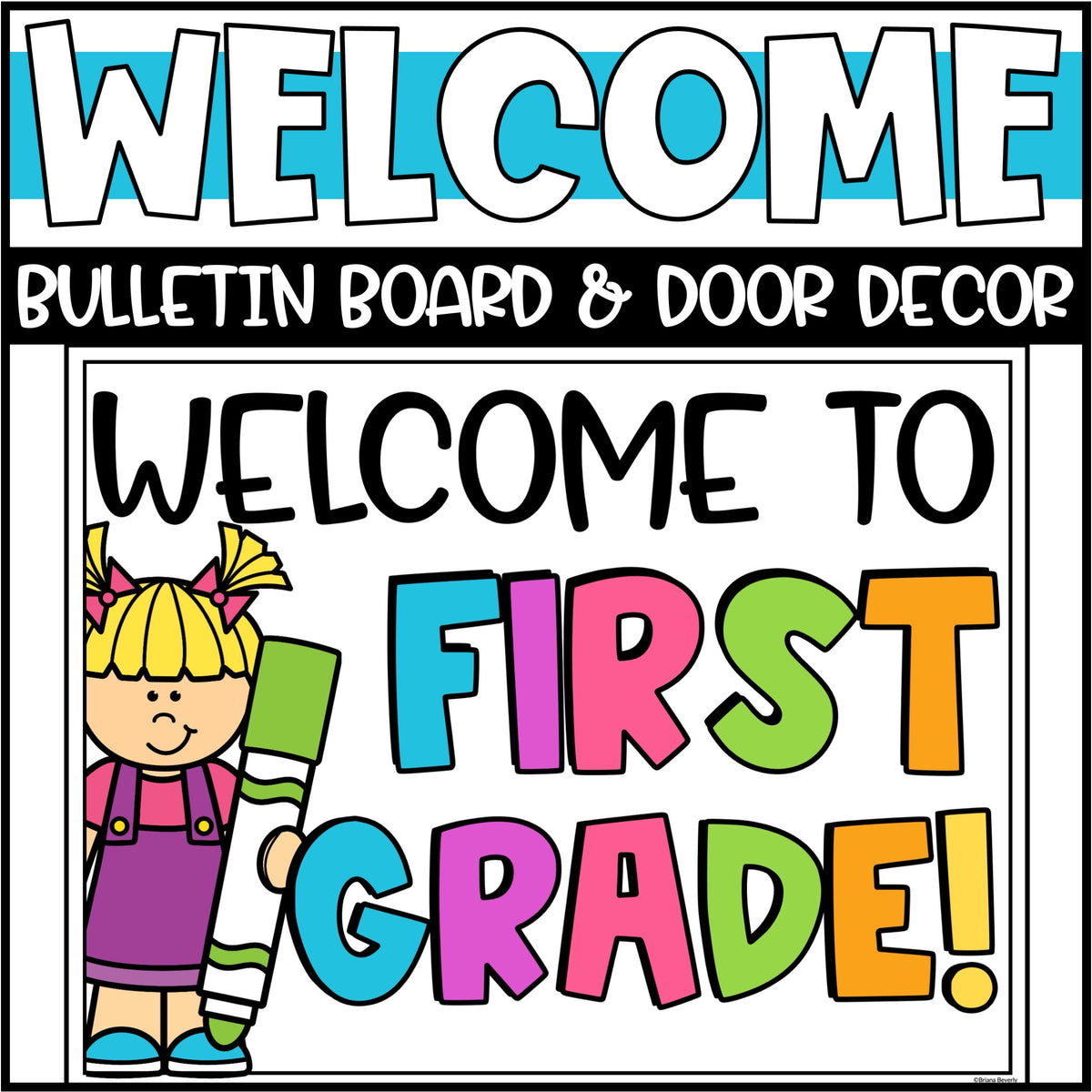 Back to School Bulletin Board or Door Decoration – Teaching with Briana ...