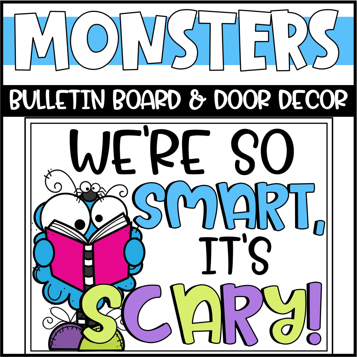 Halloween Monsters Bulletin Board or Door Decoration – Teaching with ...