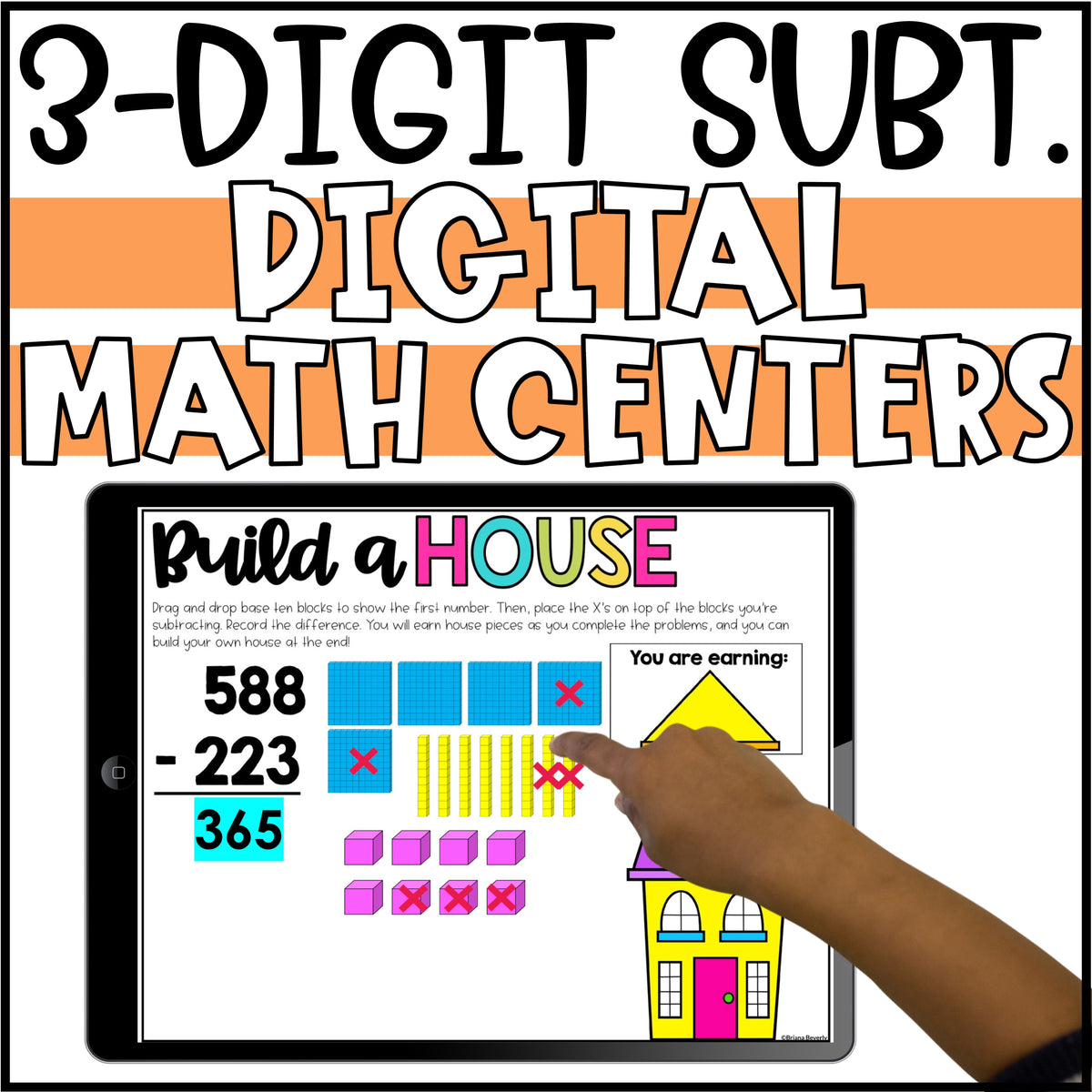 Digital 3-Digit Subtraction Activities for Google Slides – Teaching ...