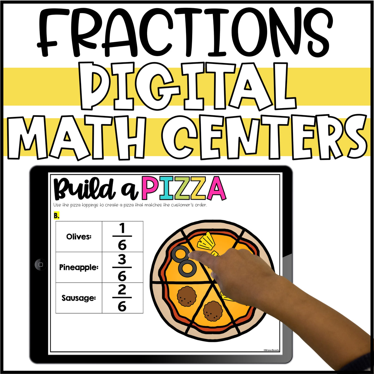 Digital Fractions Activities for Google Slides – Teaching with Briana ...