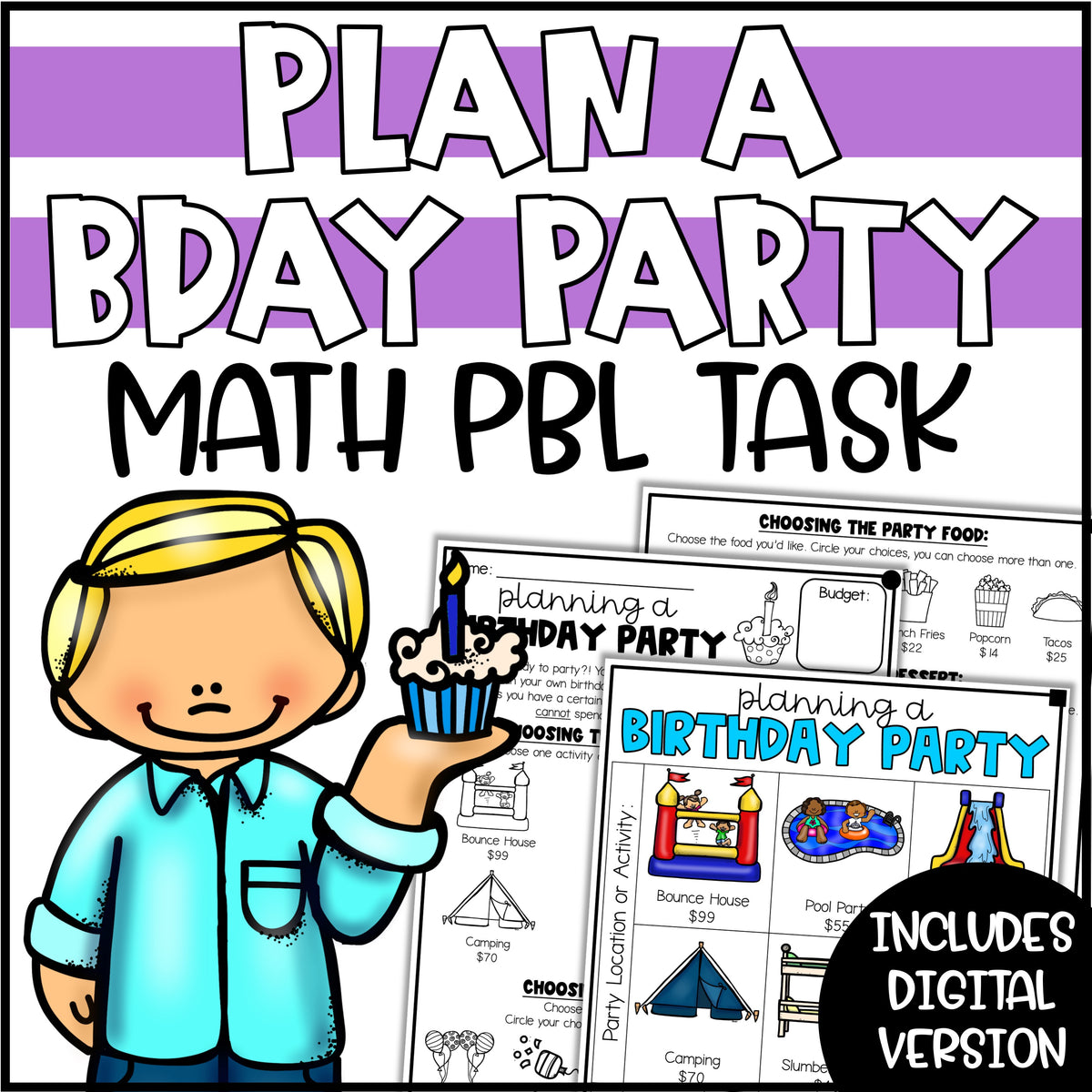 Plan a Birthday Party PBL Task – Teaching with Briana Beverly
