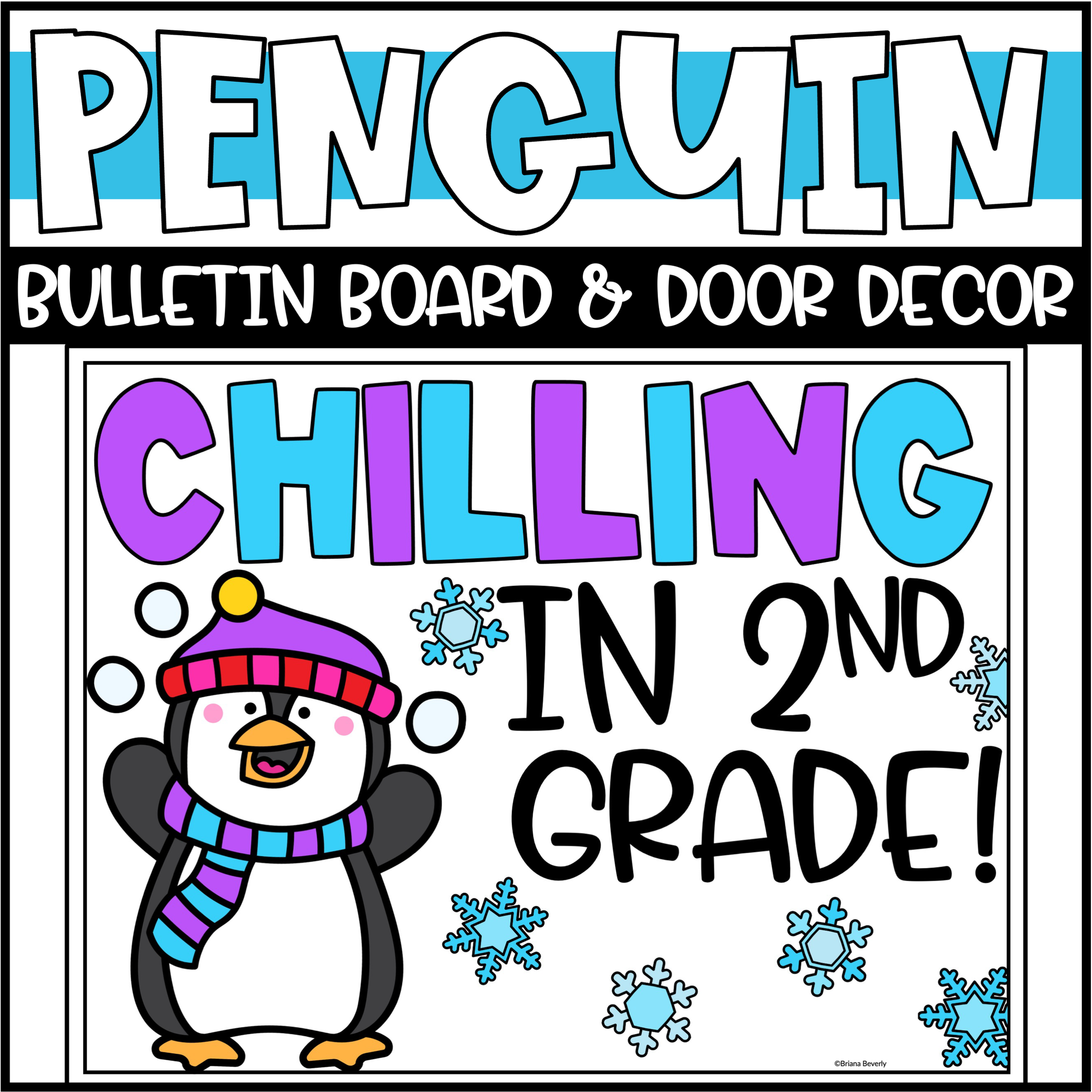 Penguin Classroom Door Decorations